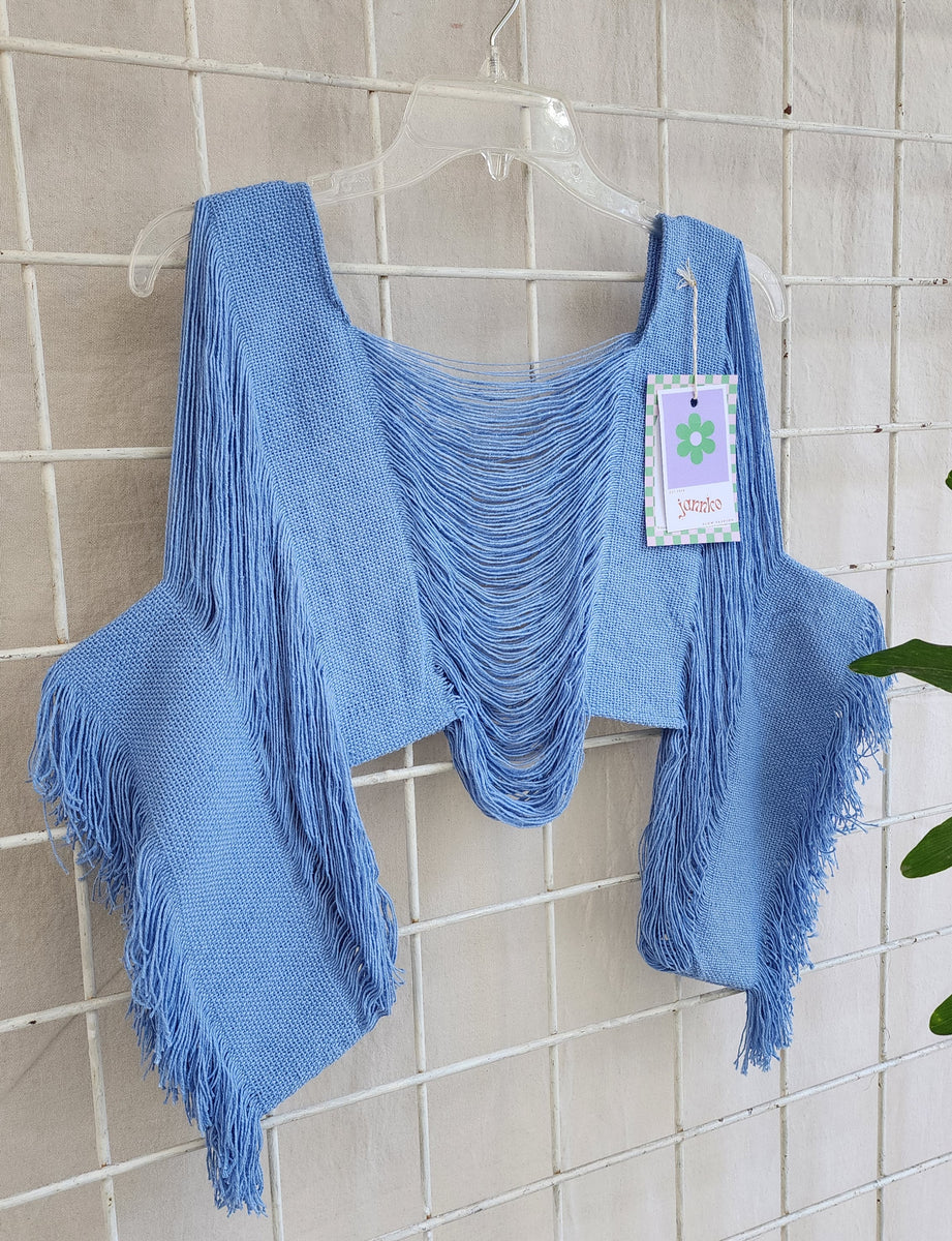 DESHILADO CROP TOP AZUL – Proyecto Mexa